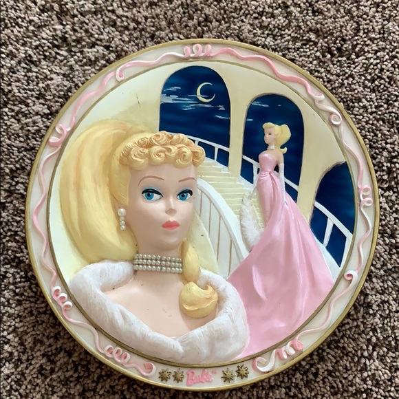 Barbie | Accents | Barbie Limited Edition Enchanted Evening Plate ...